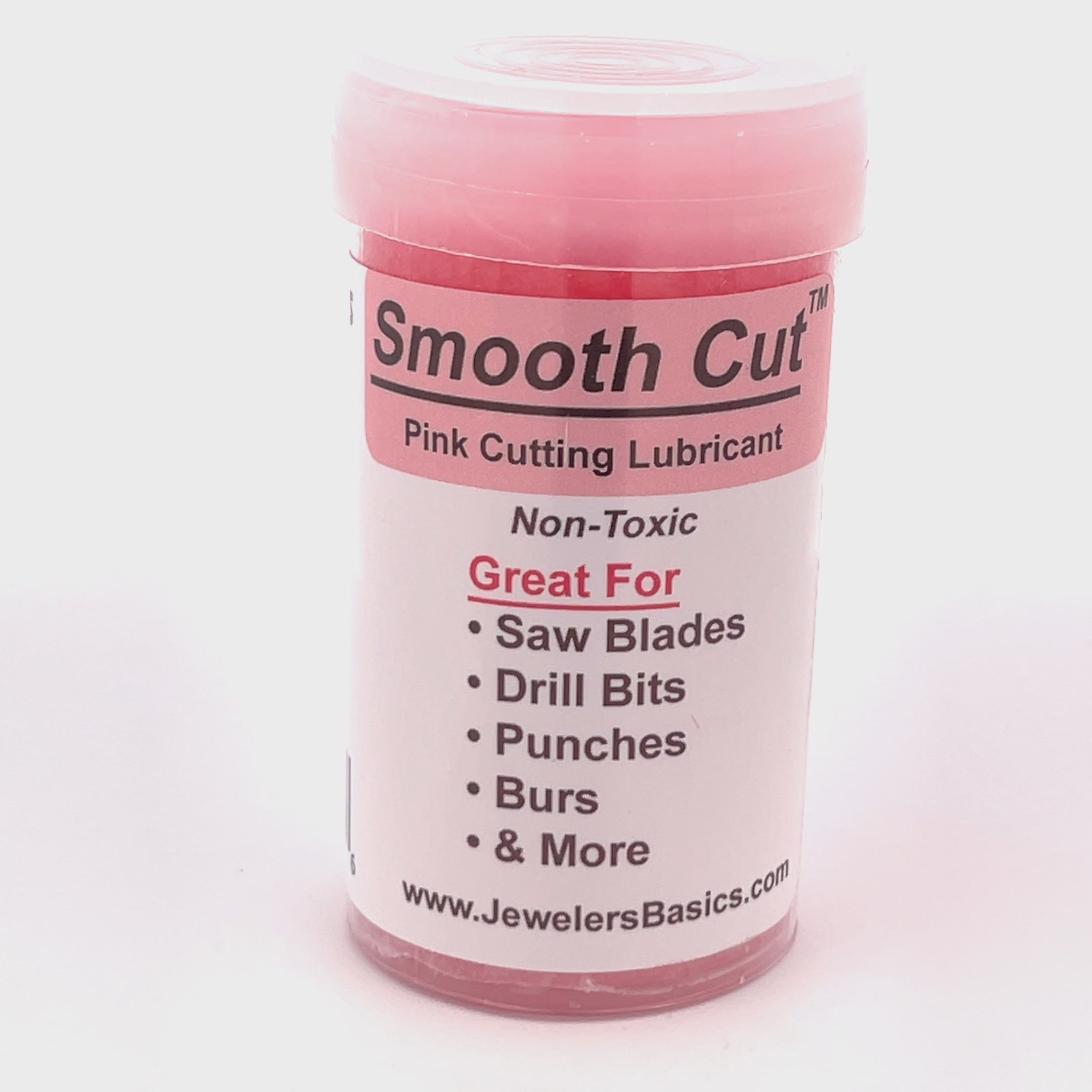 Jeweler's Basics® - Smooth Cut, Cutting Lubricant 1.6oz/45g (Pink) (2.